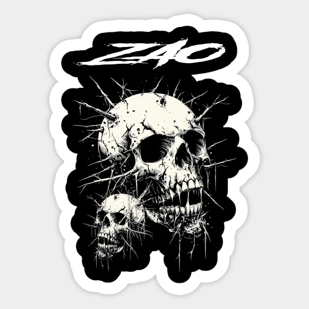 ZAO BAND FAN ART - Zao Band Fan Art - Sticker | TeePublic