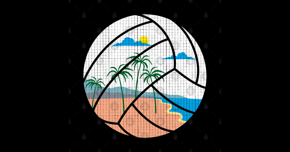 Beach Volleyball - Sticker | TeePublic