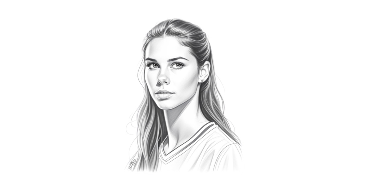 Alex morgan sketch - Morgan - T-Shirt | TeePublic