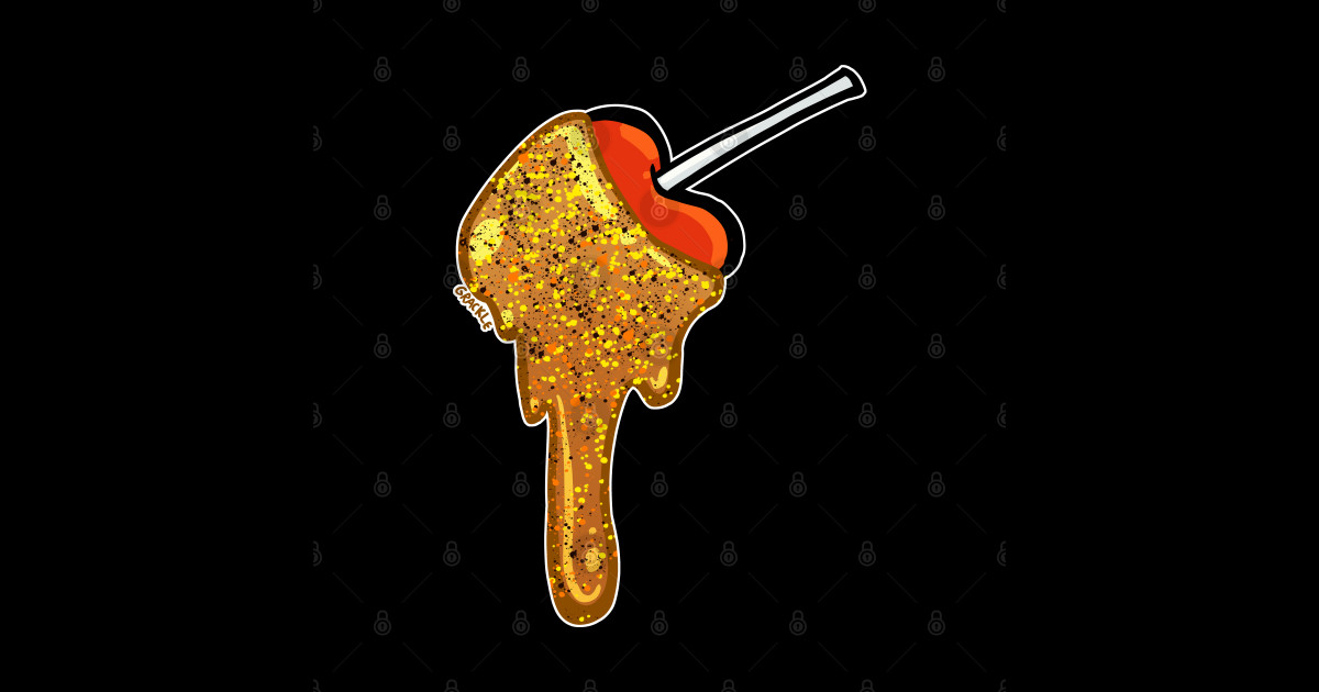 Caramel Apple - Apple - Sticker | TeePublic
