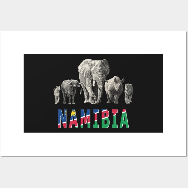 Africa's Big Five Namibia Pride Wildlife - Big Five - Posters and Art ...
