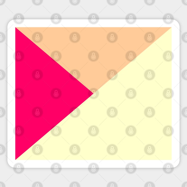Cute Pink Pattern - Geometric Beautiful Shapes - Sticker | TeePublic
