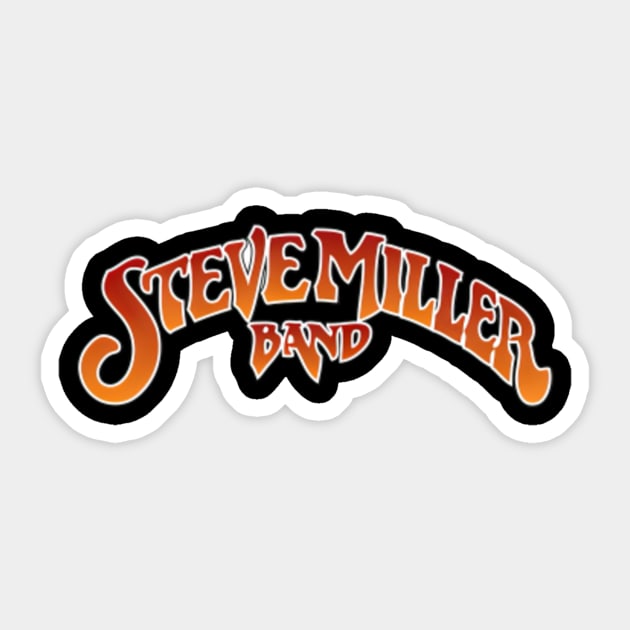 Steve Miller Band Logo - oialaq #5 - Steve Miller - Sticker | TeePublic