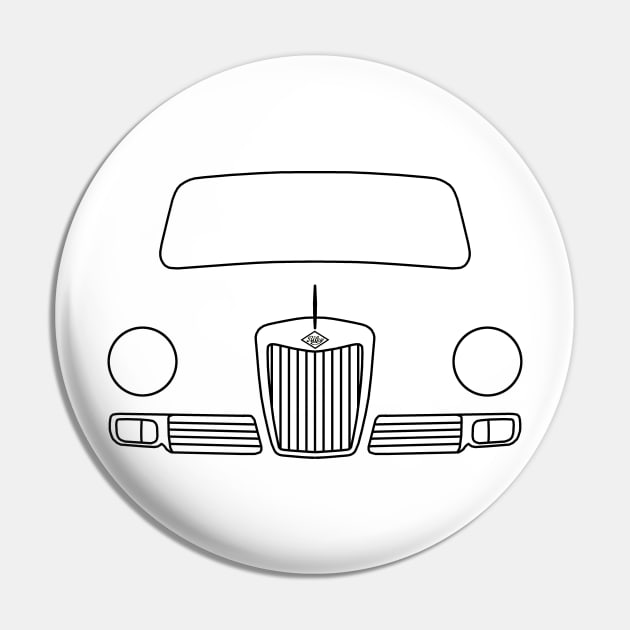 Riley Elf 1960s classic car outline graphic (black) - Classic Car - Pin ...
