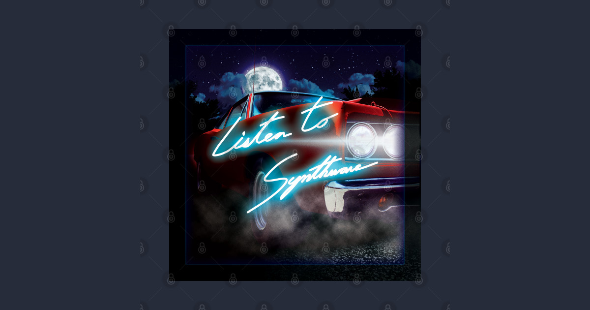 Listen to Synthwave - Night Drive - Synthwave - T-Shirt | TeePublic