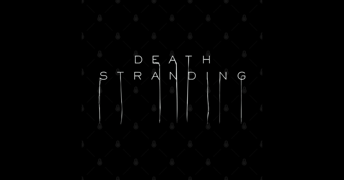 Death Stranding - Logo Text - Death Stranding - Sticker | TeePublic