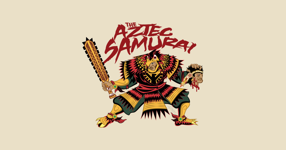Aztec Samurai - Eagle WARRIOR Edition - Comicbook - T-Shirt | TeePublic