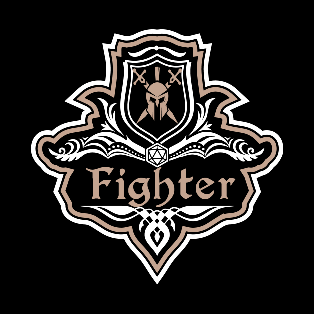 D&D Fighter Class Crest - Fighter Class - Tapestry | TeePublic