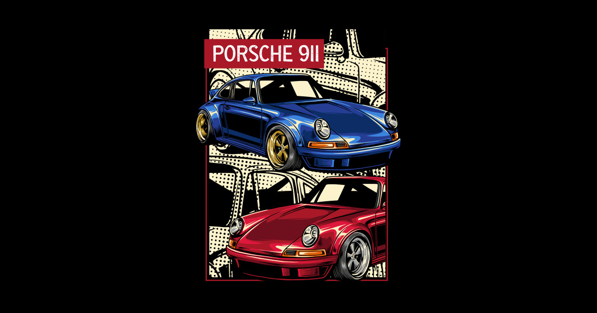 Porsche 911 Legendary - Porsche 911 - Sticker | TeePublic