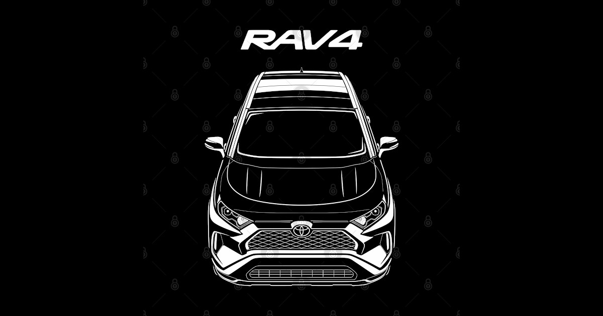 RAV4 Prime 2021-2024 - Toyota Rav4 - Sticker | TeePublic