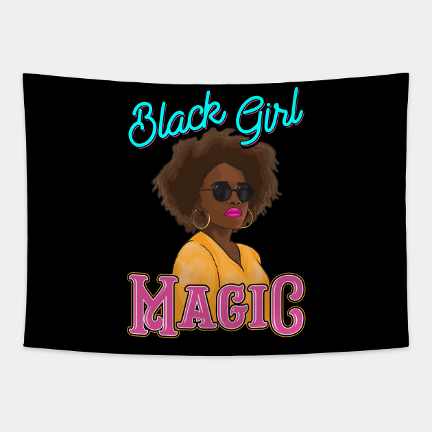 Black Girl Magic Melanin Queen Afro T Black Girl Magic Tapestry