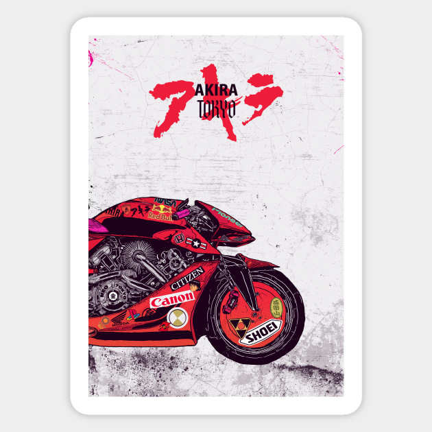Akira Bike Tokyo - Akira Bike - Sticker | TeePublic