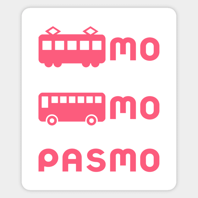 Pasmo Card - Big Japanese Logo - Pasmo Card - Sticker | TeePublic