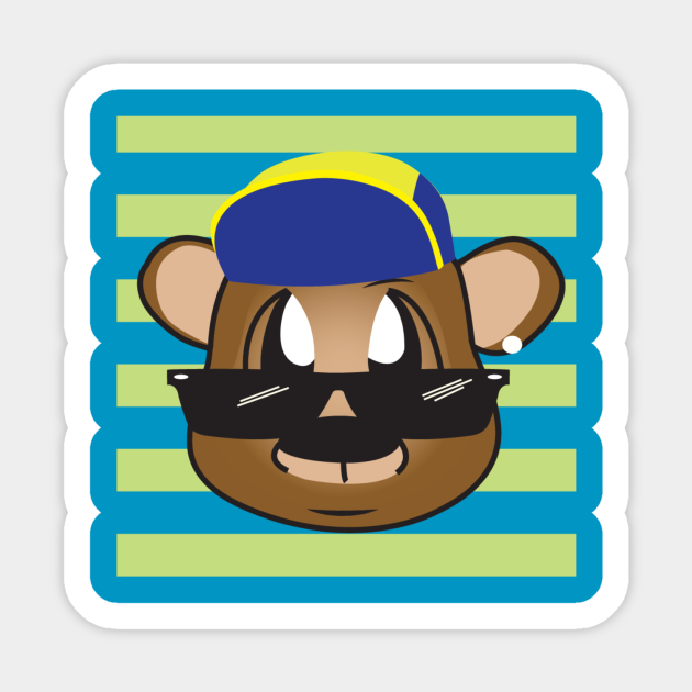 Fresh Bear - Bear - Sticker | TeePublic