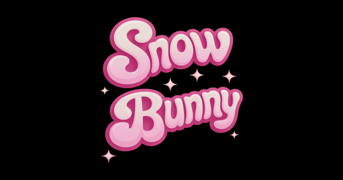Hot Pink Aesthetic Ski Lover Winter Wonderland Snow bunny - Winter ...