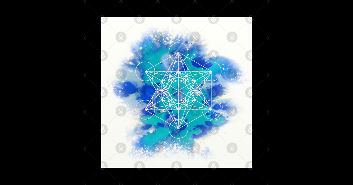 Metatron Blue - Metatron - Sticker | TeePublic
