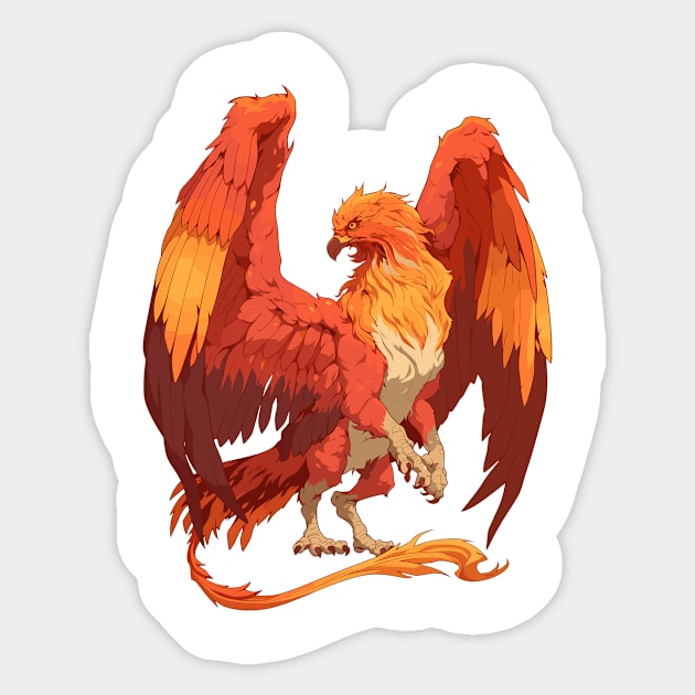 Phoenix - Mythical Creature - Mythical Creature - Sticker | TeePublic
