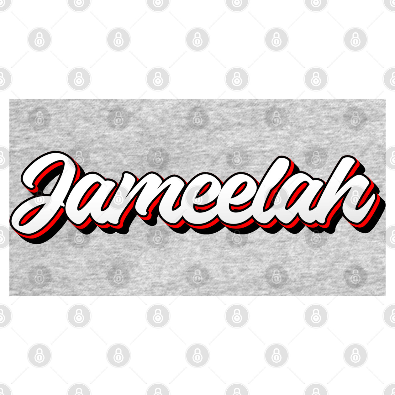 Jameelah name - cool 70s retro font - Jameelah Name Cool 70s Retro Font ...