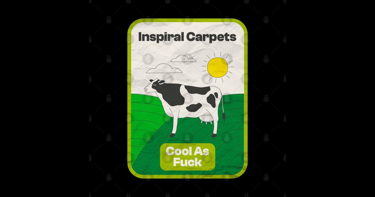 Inspiral Moo - 90s Fanmade - Britpop - Sticker | TeePublic