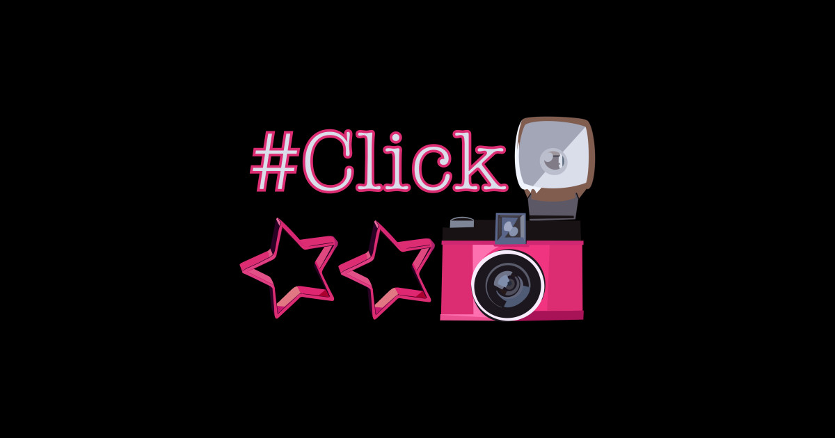 Camera Click - Camera - Sticker | TeePublic