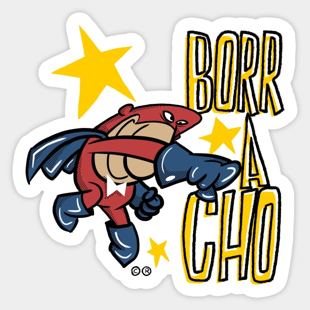 Borracho - Superhero - Sticker | TeePublic