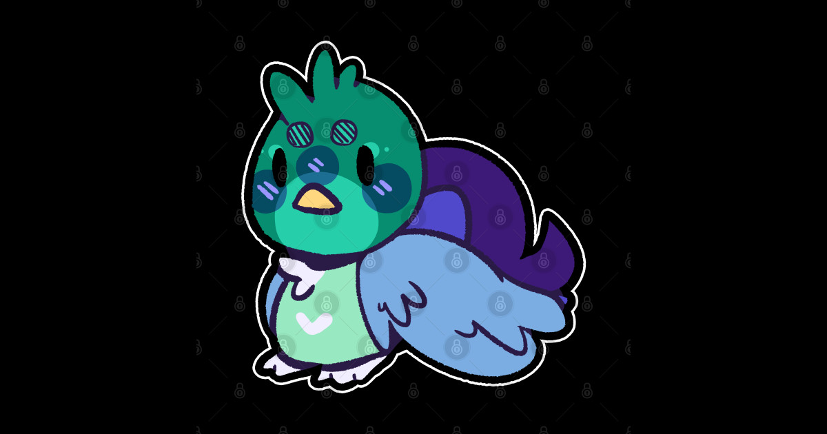 pride birb- MLM Variant - Gay - Sticker | TeePublic