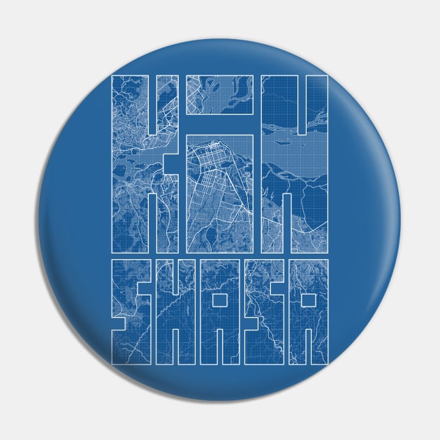 Kinshasa, DR Congo City Map Typography - Blueprint - Kinshasa - Pin ...