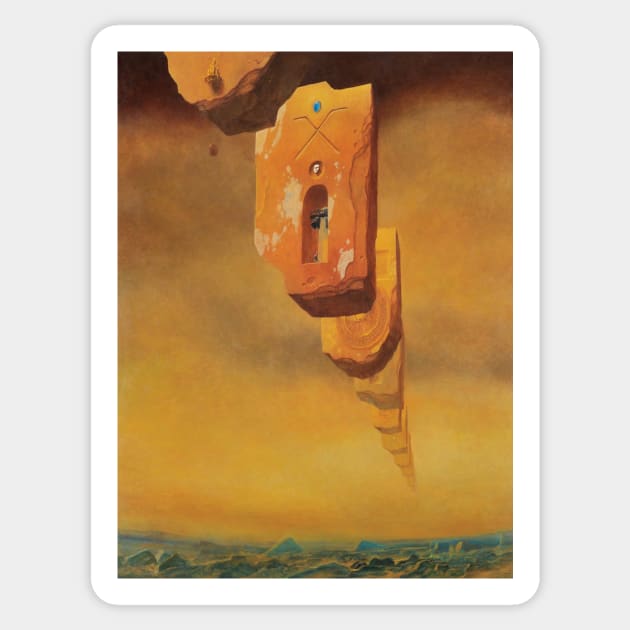 Saltpeter Art by Zdzislaw Beksinski - Saltpeter - Sticker | TeePublic