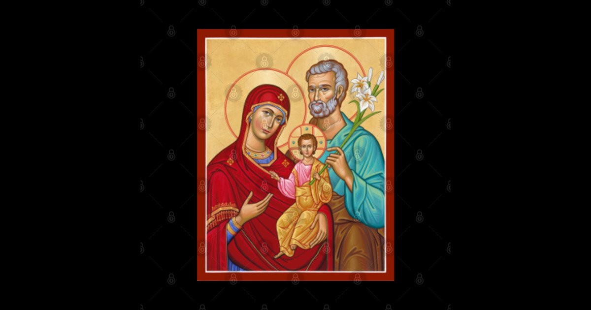 Sacred Family Virgin Mary Joseph Jesus Catholic - Sacred Family Virgin ...
