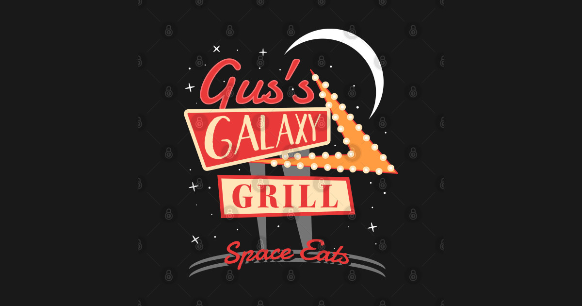 Gus's Galaxy Grill - Spaceballs - Long Sleeve T-Shirt | TeePublic