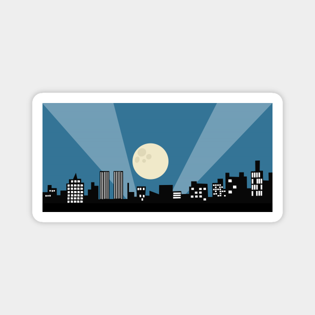 Skyline - City - Magnet | TeePublic