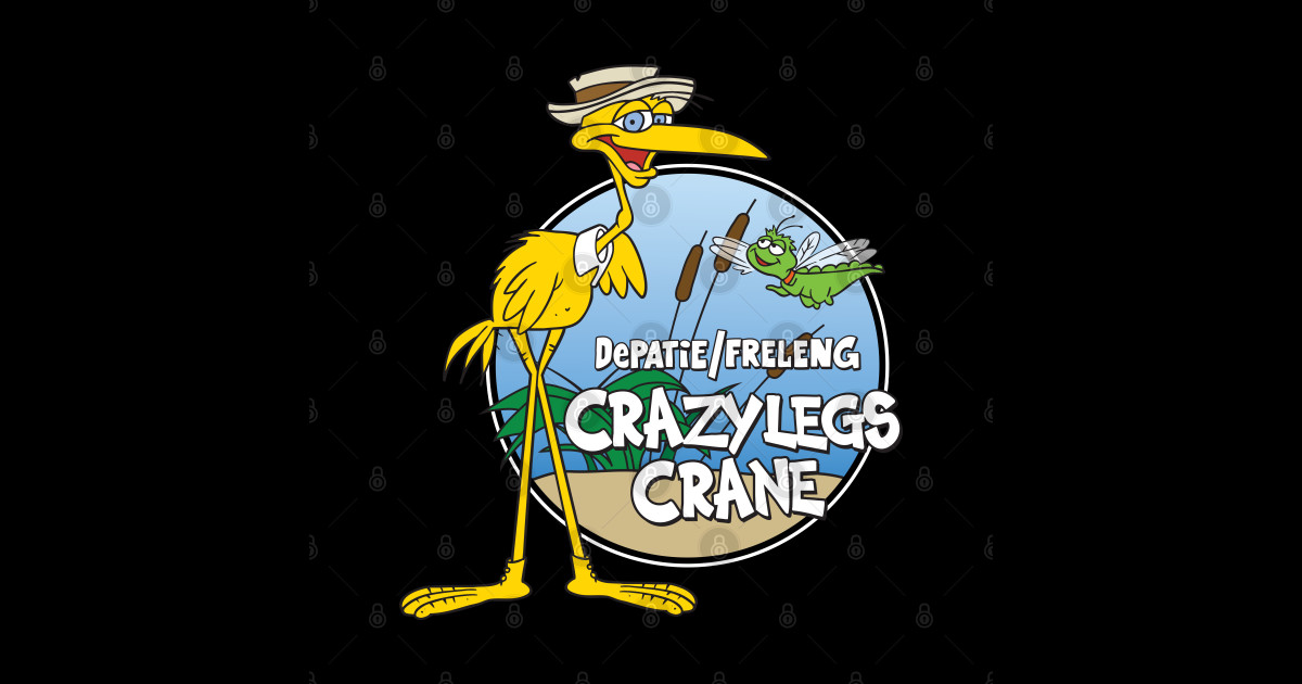 Crazy Legs Crane - Crazy Legs Crane - Sticker | TeePublic