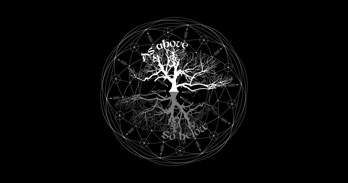 as above so below, tree of life on sacred geometry - As Above So Below ...