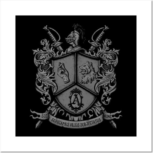 "Snap Twice" Addams Family Crest - Wednesday Addams - Posters and Art ...