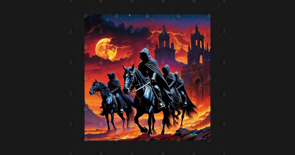 Apocalyptic Wraith Riders - Dark Fantasy Nightmare 90 - Dungeons And ...