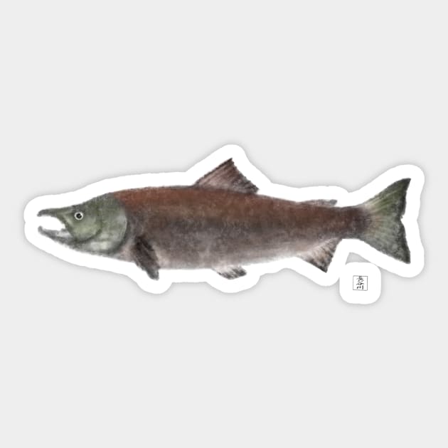 Salmon (color) - Ocean Fresh - Sticker | TeePublic