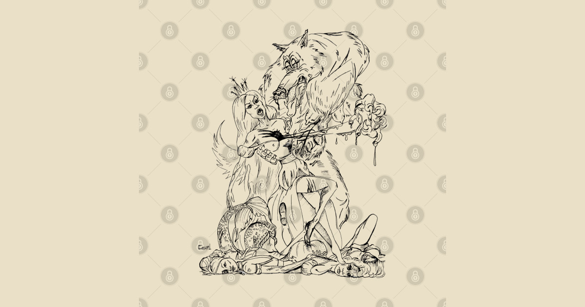 princess slayer - Wolf - T-Shirt | TeePublic