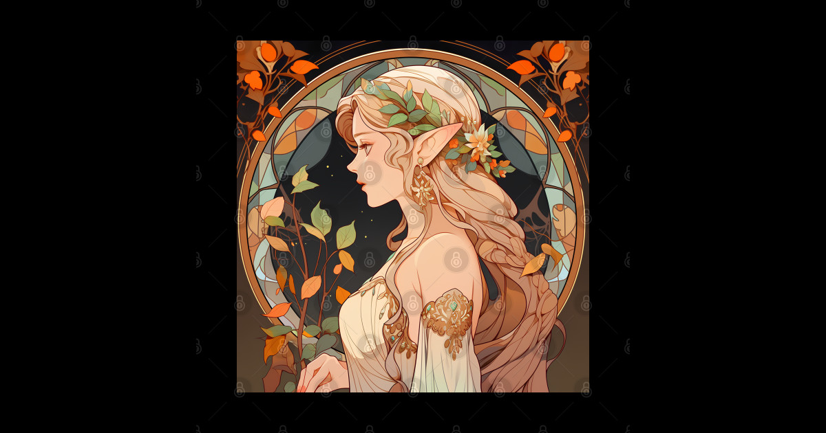 goddess elf - Anime - Posters and Art Prints | TeePublic