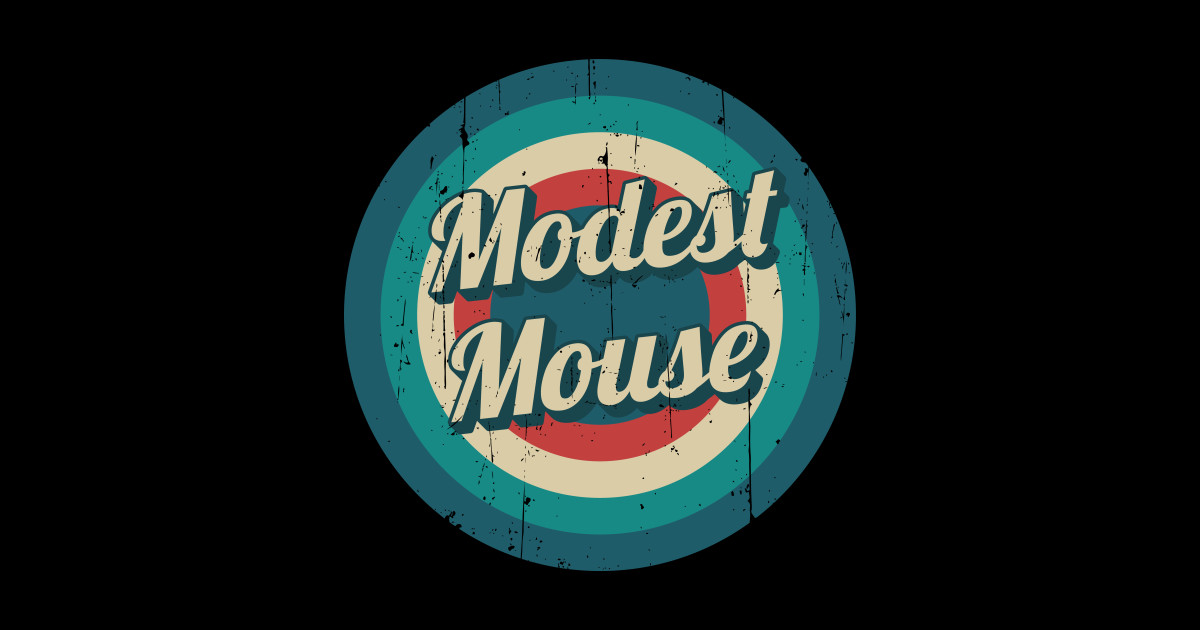 Circle Retro Modest Mouse - Modest Mouse - Posters and Art Prints ...