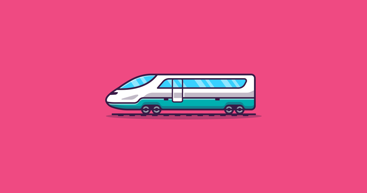 Fast Train Cartoon Illustration - Fast Train Cartoon Illustration - T ...