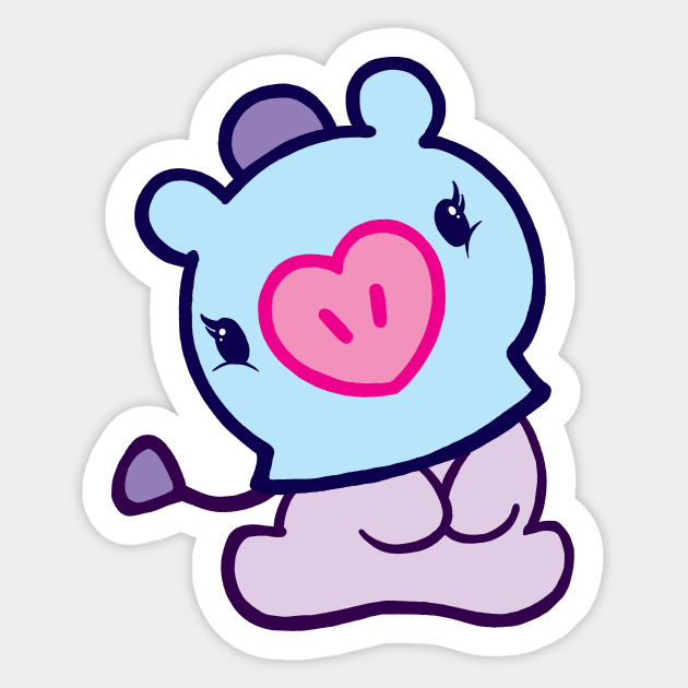 BT21 Baby Mang - Bt21 Mang - Sticker | TeePublic