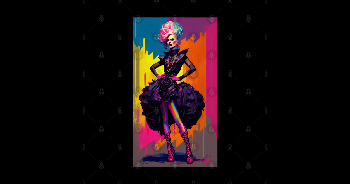 Drag Queen - Glamour - Sticker | TeePublic
