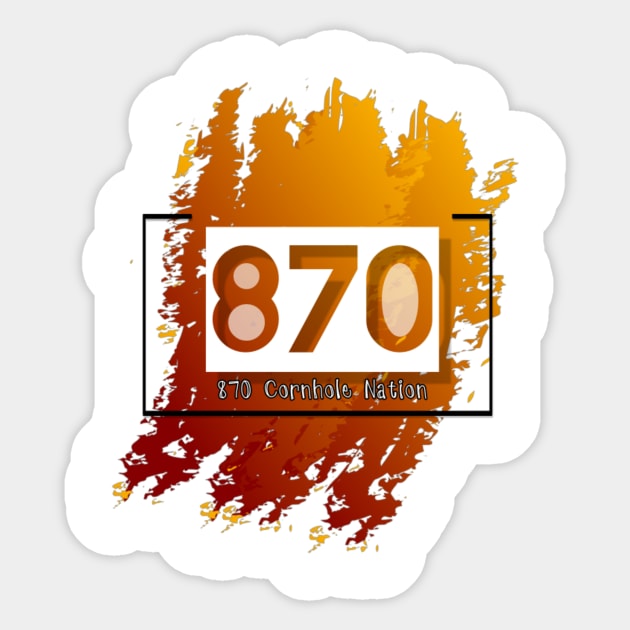 870 Design 1 - 870 - Sticker | TeePublic