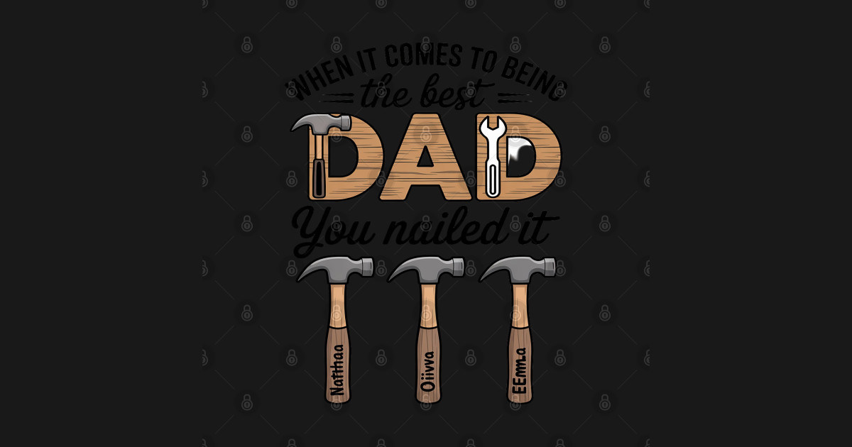 Best Dad Ever Dad Tools - Best Dad Ever Dad Tools - T-Shirt | TeePublic