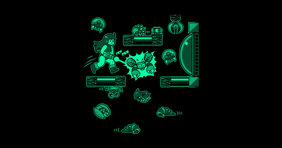 Retroid - Metroid - Sticker | TeePublic