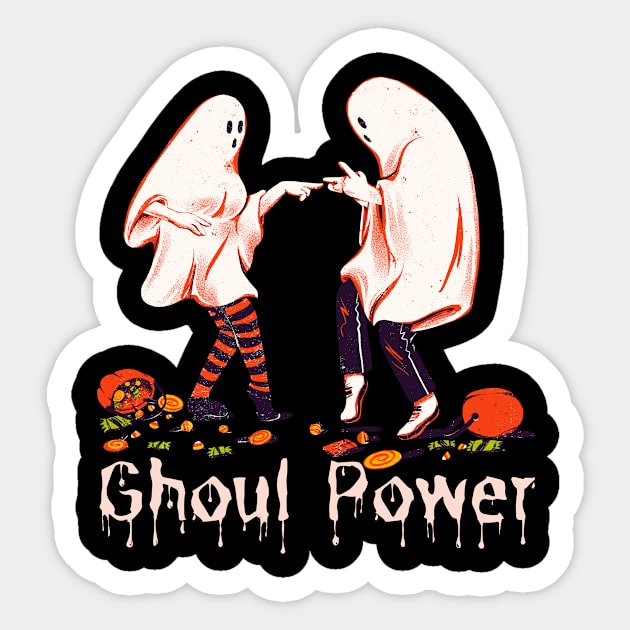 Ghoul Power Halloween - Halloween - Sticker | TeePublic