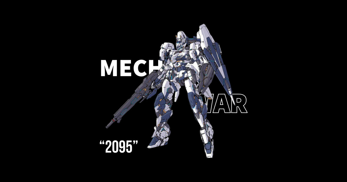 Gundam Mech War - Anime - Sticker | TeePublic
