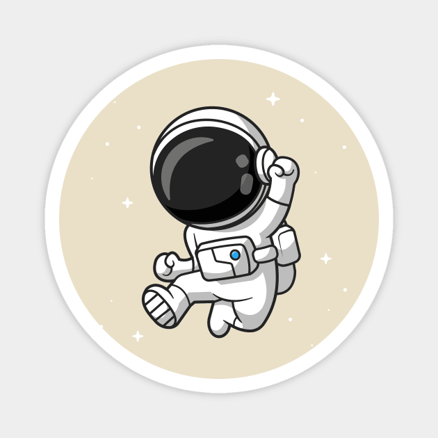 astronaut jumping