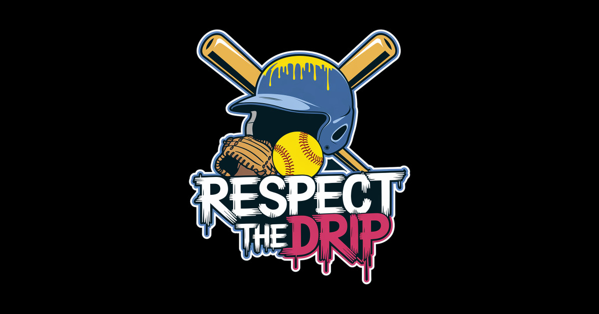 Respect The Drip Softball Ice Cream Drip game day - Respect The Drip ...