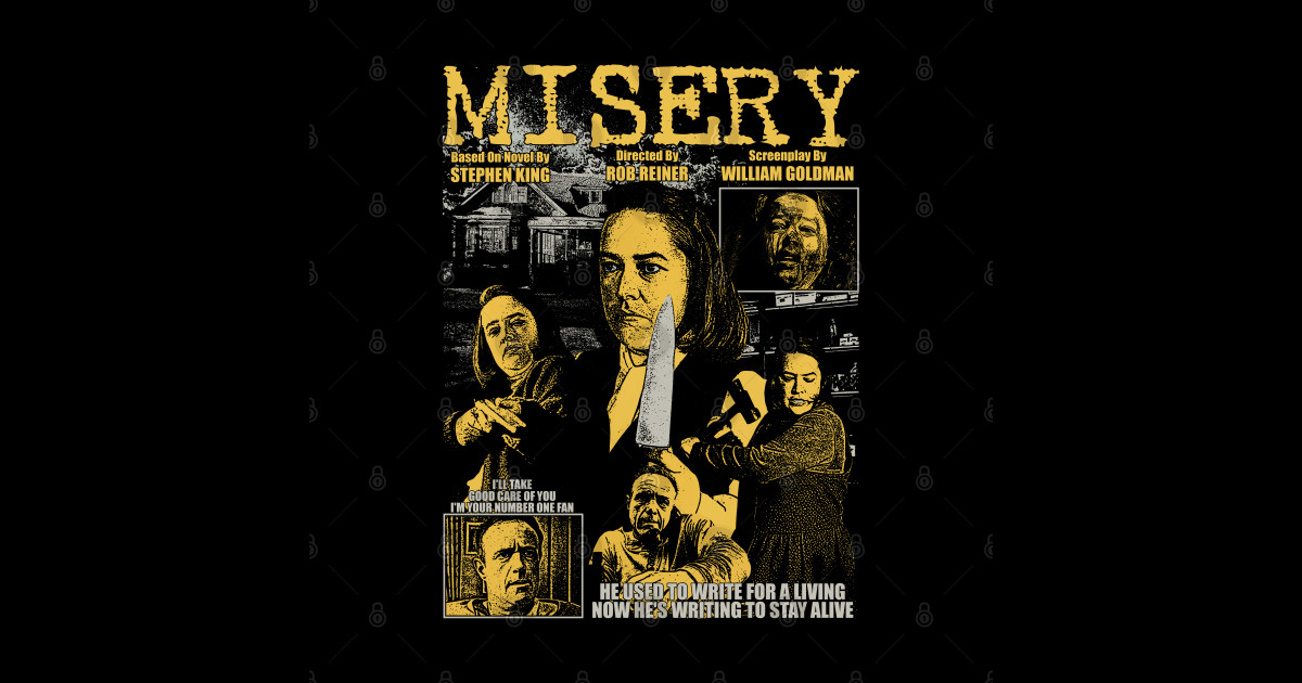 Misery Movie (1990) - Misery - Sticker | TeePublic